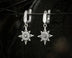 Ishtar earrings 925 sterling Silver with a latch back lock