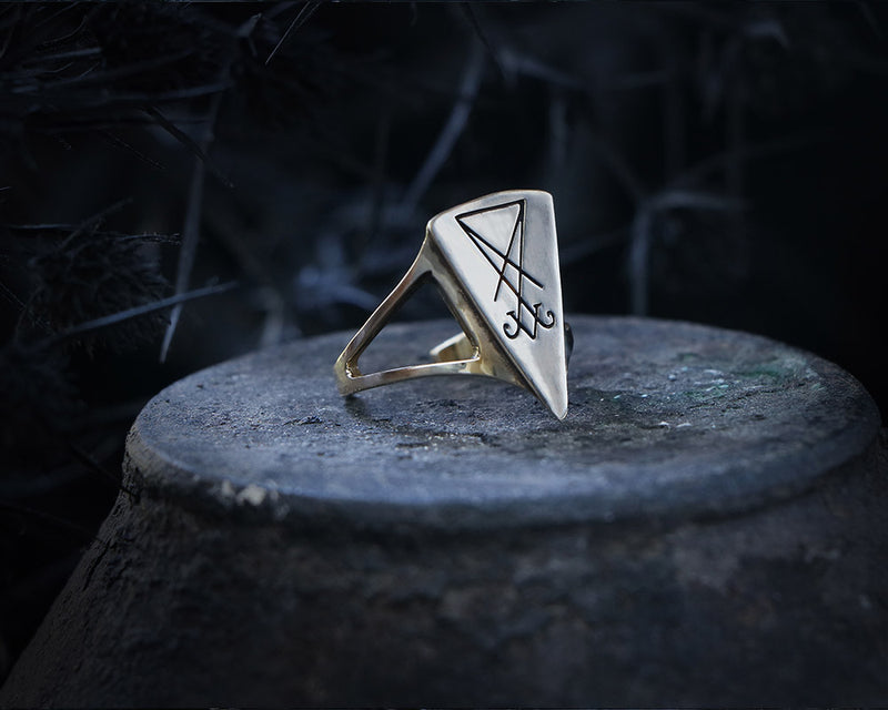 Lucifer Adjustable Ring - Unique Occult Jewelry for Empowerment
